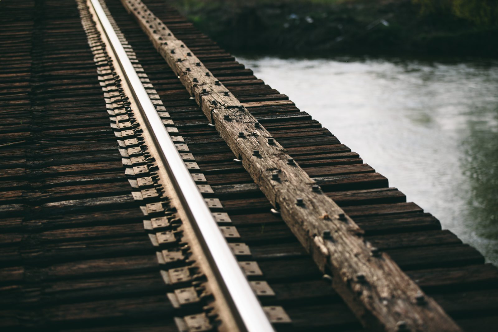 train tracks over water - Rocket Republic